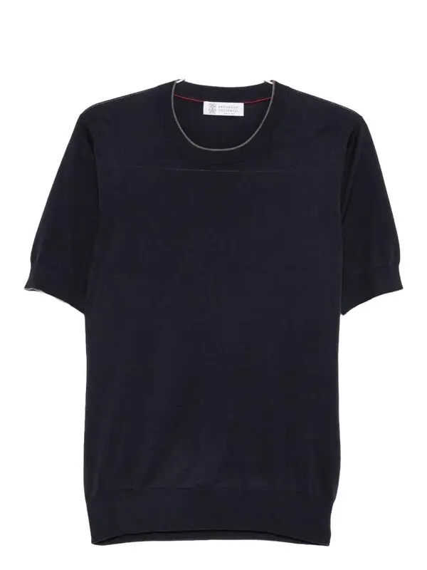 Brunello Cucinelli Cotton T-shirt - Blue