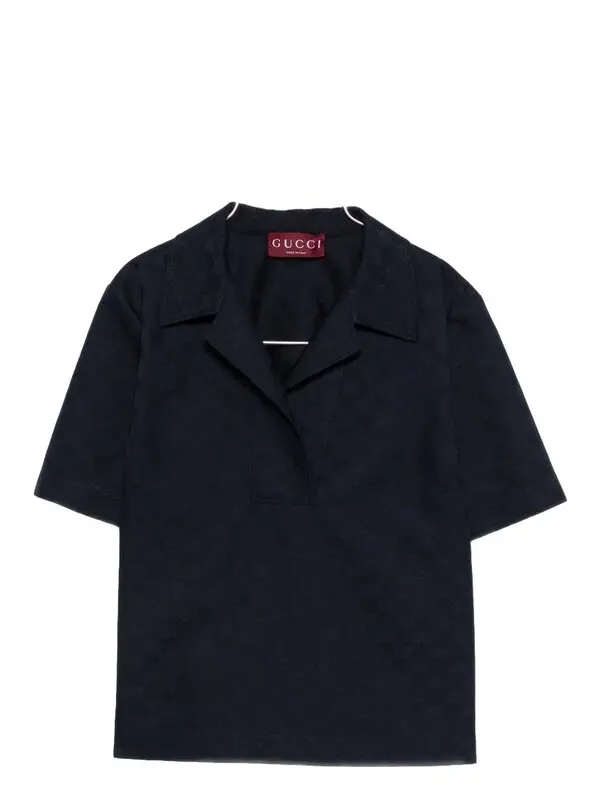 Gucci Gg Polo Shirt - Blue
