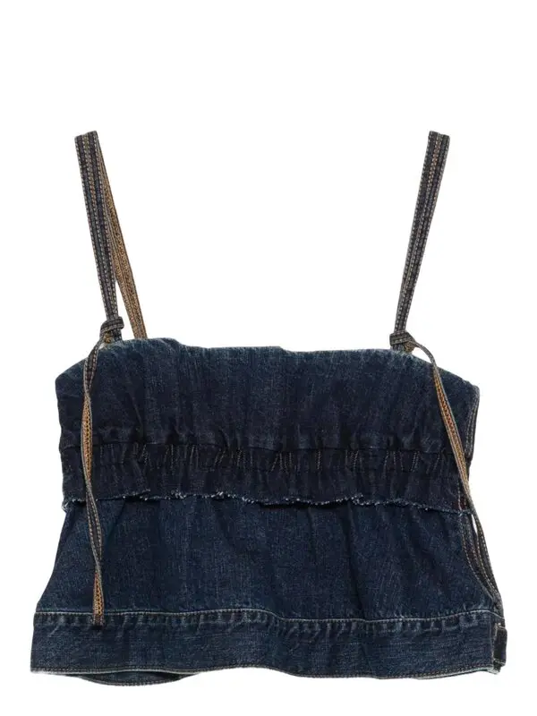 Sacai Denim Tank Top - Blue