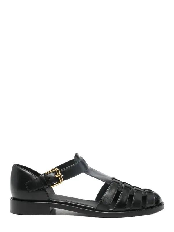 Church's Leather Cage Sandals - Black