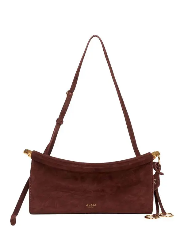 Alaïa Le Click East West Small Leather Shoulder Bag - Brown