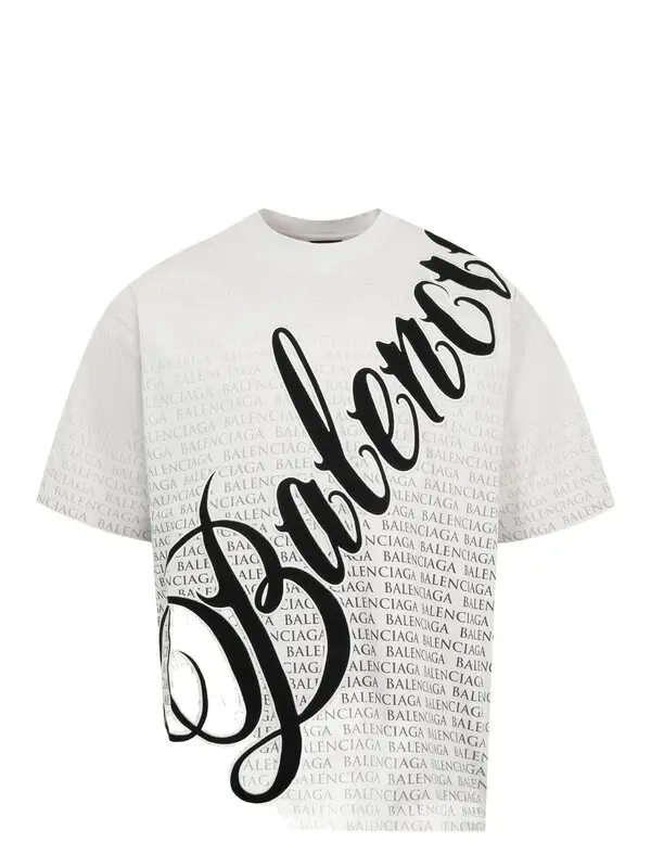Balenciaga Medium Fit T-shirt - White