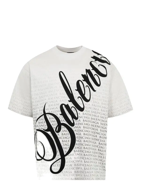 Balenciaga Medium Fit T-shirt - White