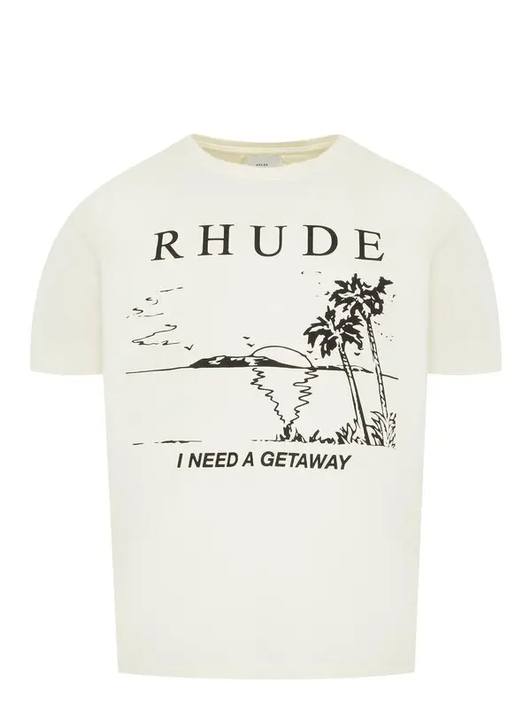 Rhude I Need A Getaway Tee - White