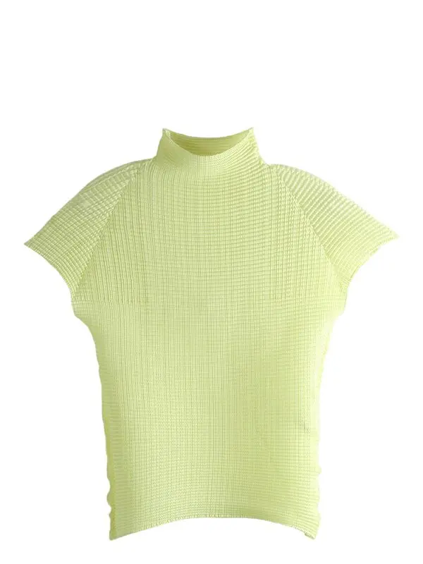 Issey Miyake Wooly Pleats Shirt - Green