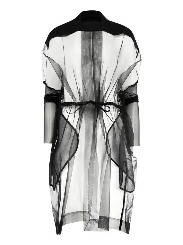 Rick Owens Sail Coat - Black