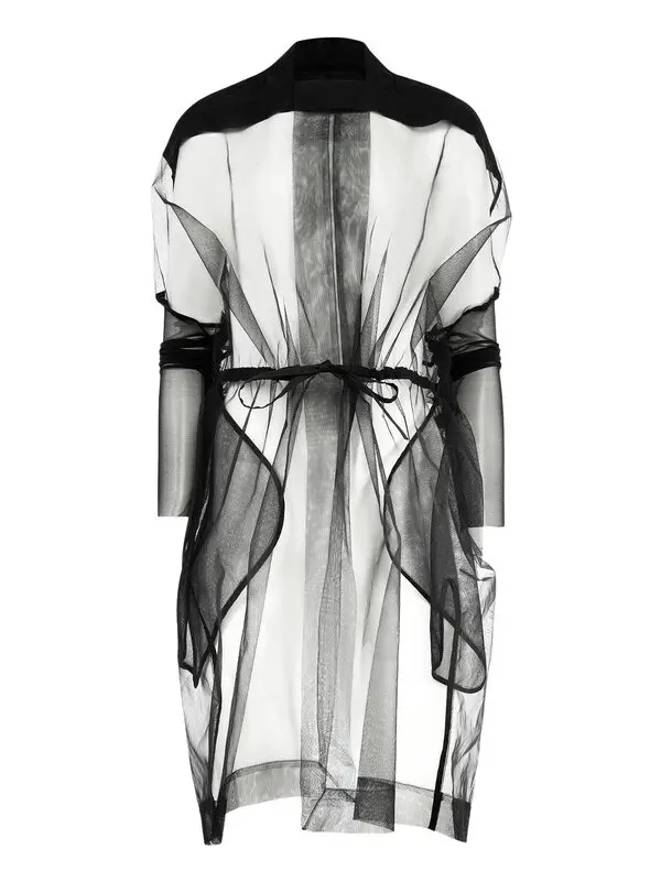 Rick Owens Sail Coat - Black