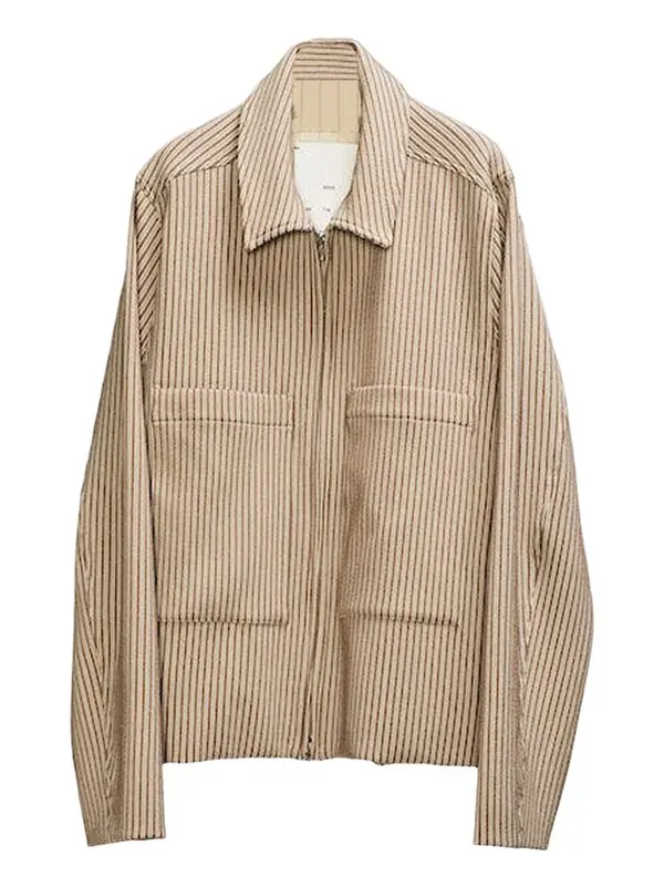 SONG FOR THE MUTE Crop Patch Pocket Jacket - Tan