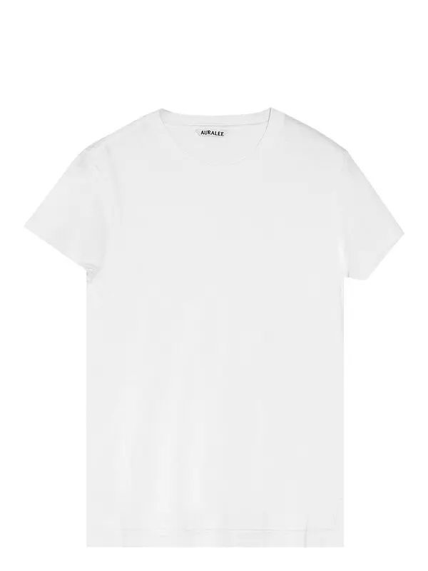 Auralee Seamless Crewneck Tee - White