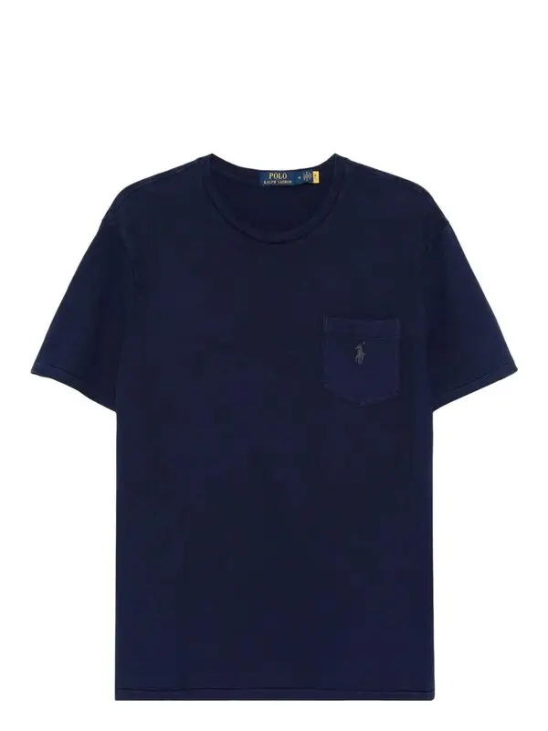 Polo Ralph Lauren Short-sleeve Cotton Linen T-shirt - Blue