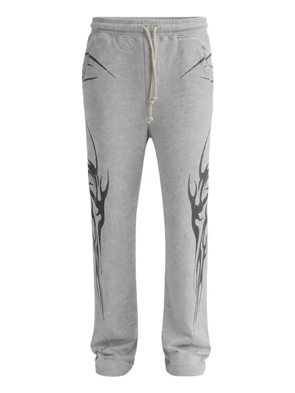 HELLSTAR Tribal Flame Sweatpants - Grey