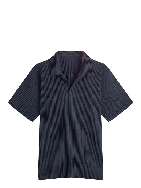 Issey Miyake Basics Polo Shirt - Blue
