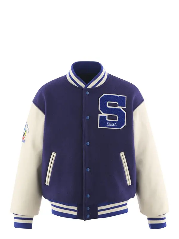 SAINT MXXXXXX Varsity Jacket - Blue