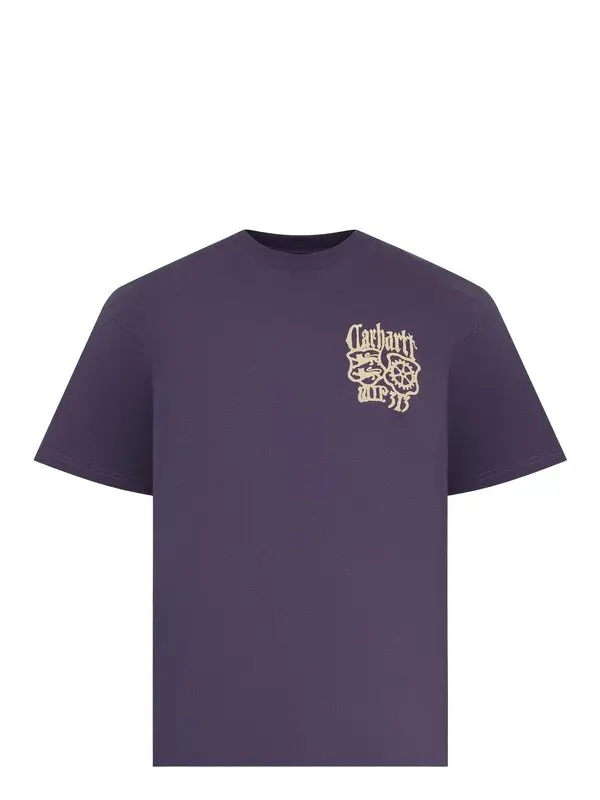 Carhartt Work In Progress Lokers' Graphic T-shirt - Purple