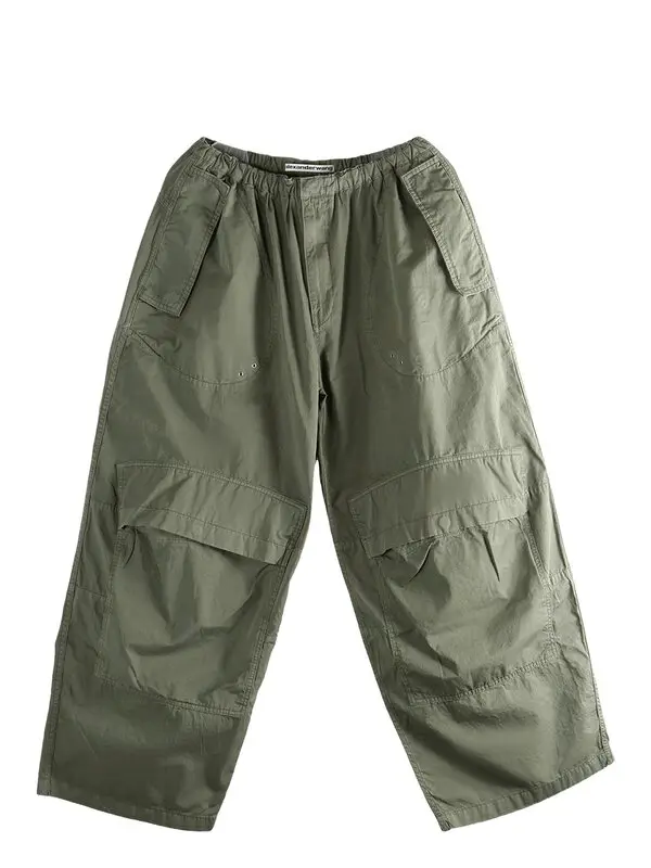 Alexander Wang Articulated Pocket Mid-rise Cargo Pants - Green