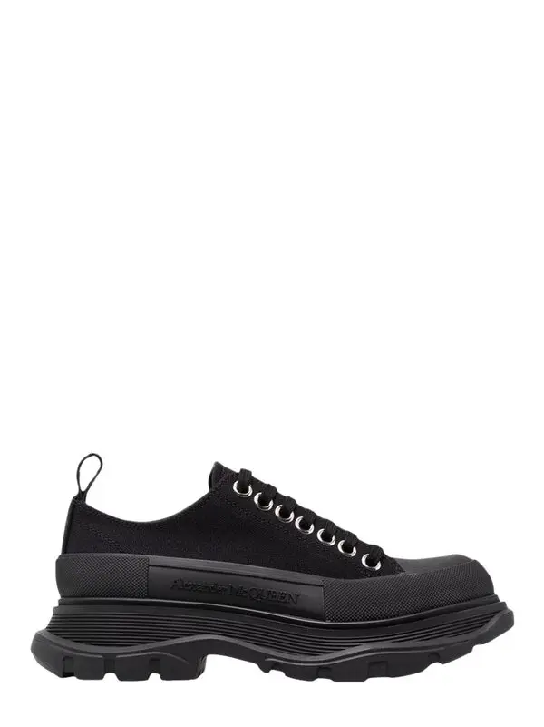 Alexander McQueen Tread Slick Low Top Sneakers - Black