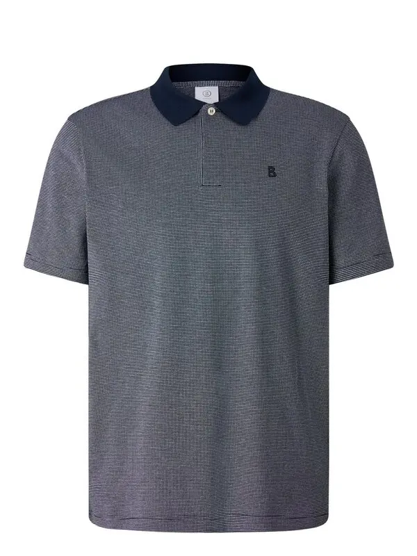 Bogner Wynn Polo Shirt - Navy Blue/white