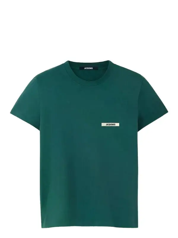 Jacquemus Grosgrain Logo T-shirt - Green