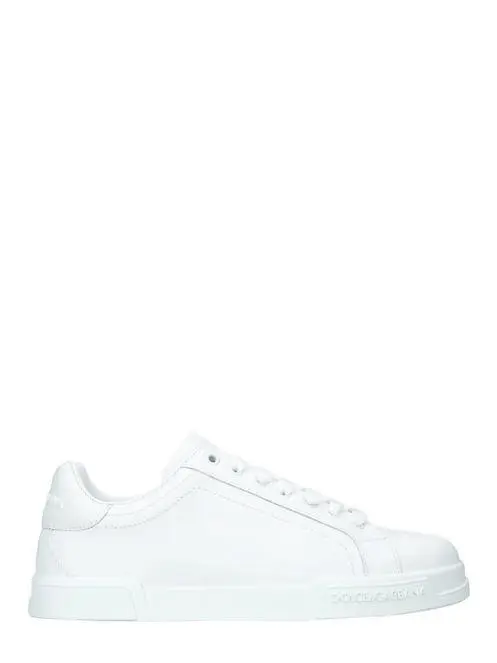 Dolce & Gabbana Portofino Clean Leather Trainers - White