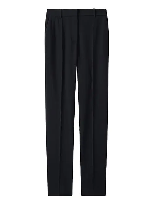 JOSEPH Colburn Slim-fit Woven Trousers - Black