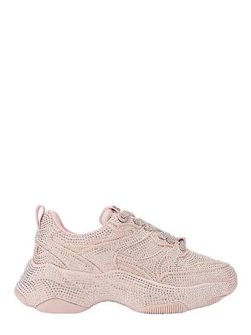 Kurt Geiger Luster Woven Trainers - Pink Comb