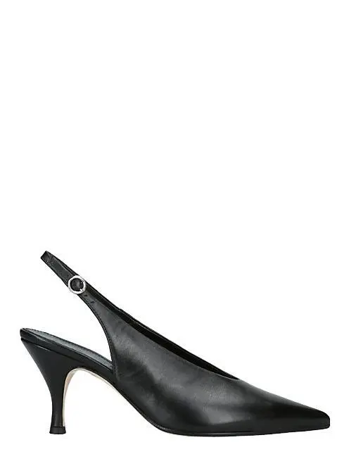 AeydĒ Carla 75 Leather Pumps - Black