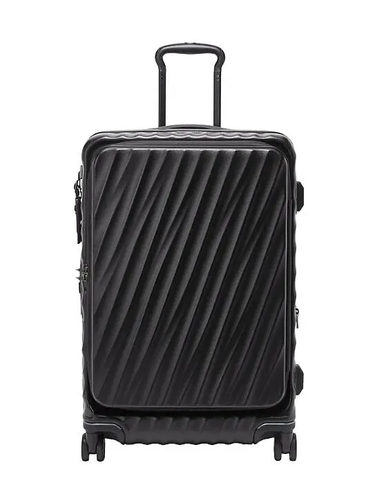 Tumi Medium Expandable Checked Suitcase 66cm - Black Texture