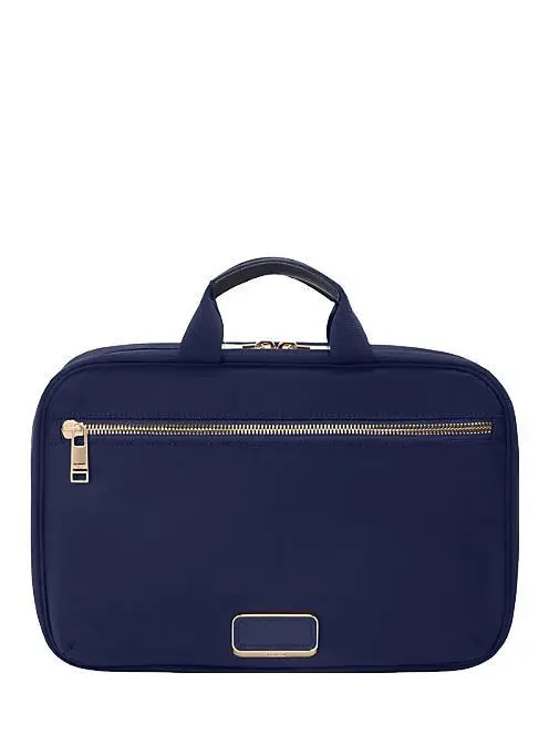 Tumi Voyageur Madeline Cosmetic Pouch - Indigo/light Gold