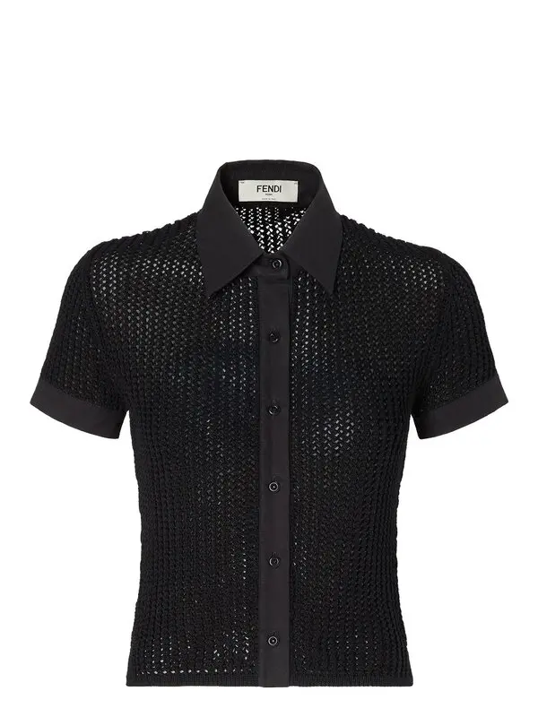 Fendi Military-inspired Shirt - Black