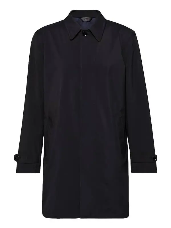 Brioni Technical Car Coat - Blue