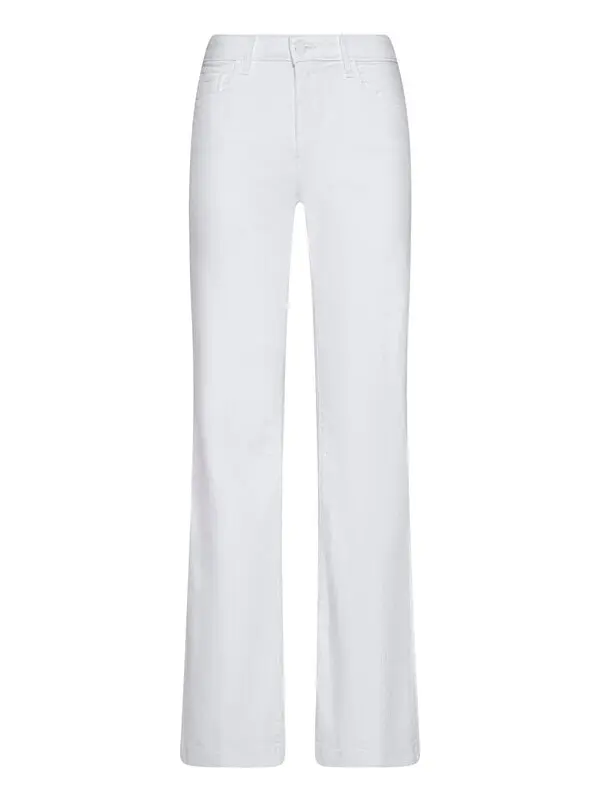L'Agence Joanne Wide-leg Jeans - Blanc