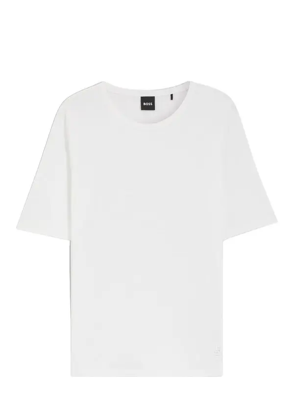 BOSS Slim-fit Cotton T-shirt - White