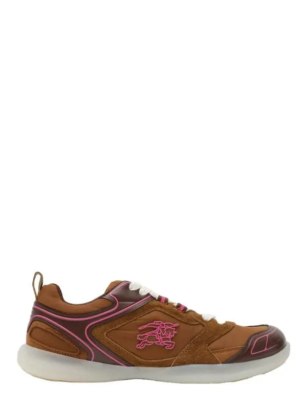 Burberry Matrix Sport Sneakers - Chestnut Brown