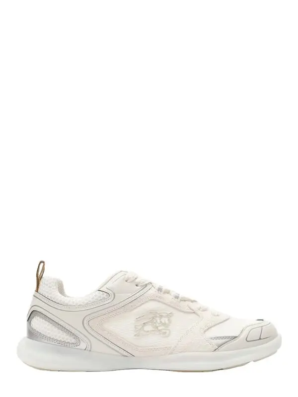 Burberry Matrix Sport Sneakers - Silver/white