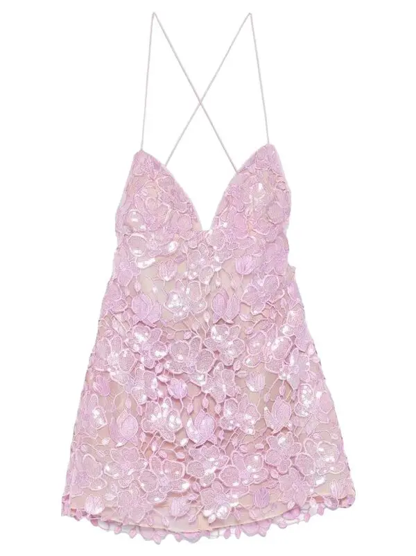 Retrofete Kamala Sequin Mini Dress - Pink