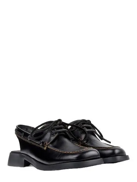 Camper Donna Loafer Mule - Black