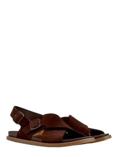 Camper Louise Slingback Sandal - Medium Brown
