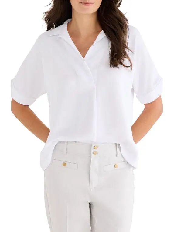 NIC+ZOE Devon Shirt - Paper White