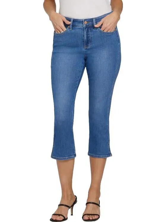NYDJ Chloe Side Slit Capri Jeans - Blue Paradise