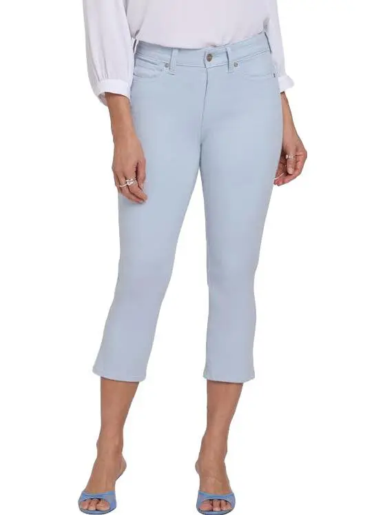 NYDJ Chloe Cool Embrace® Side Slit Capri Jeans - Blue Clover