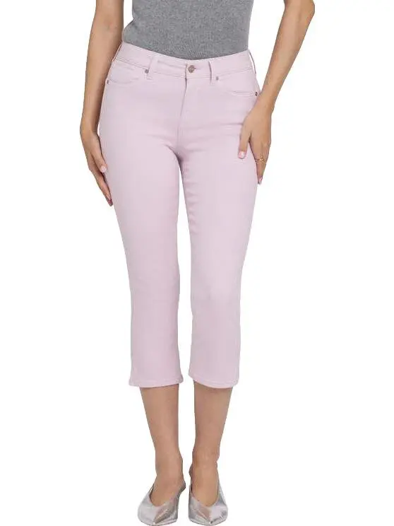 NYDJ Chloe Cool Embrace® Side Slit Capri Jeans - Light Lilac