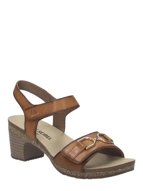 Josef Seibel Grace Ankle Strap Sandal - Camel