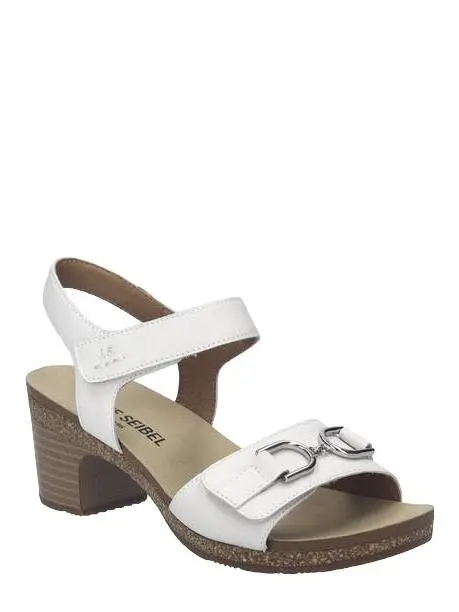 Josef Seibel Grace Ankle Strap Sandal - White