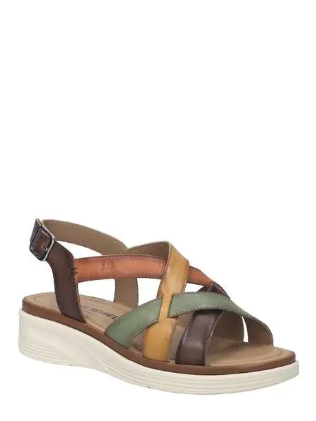 Josef Seibel Sevran Strappy Sandal - Green