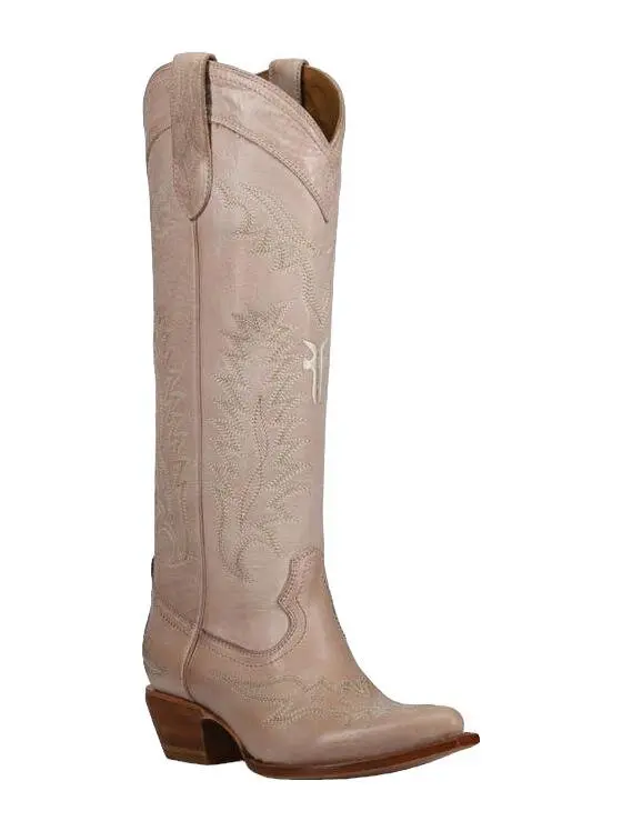 Frye Sacha Knee High Western Boot - Rosa