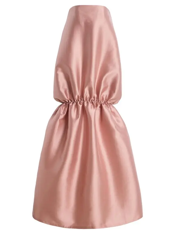 GRETA CONSTANTINE Riedel Strapless Gown - Pink