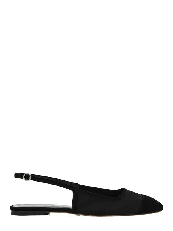 AeydĒ Geraldine Slingback Flats - Black