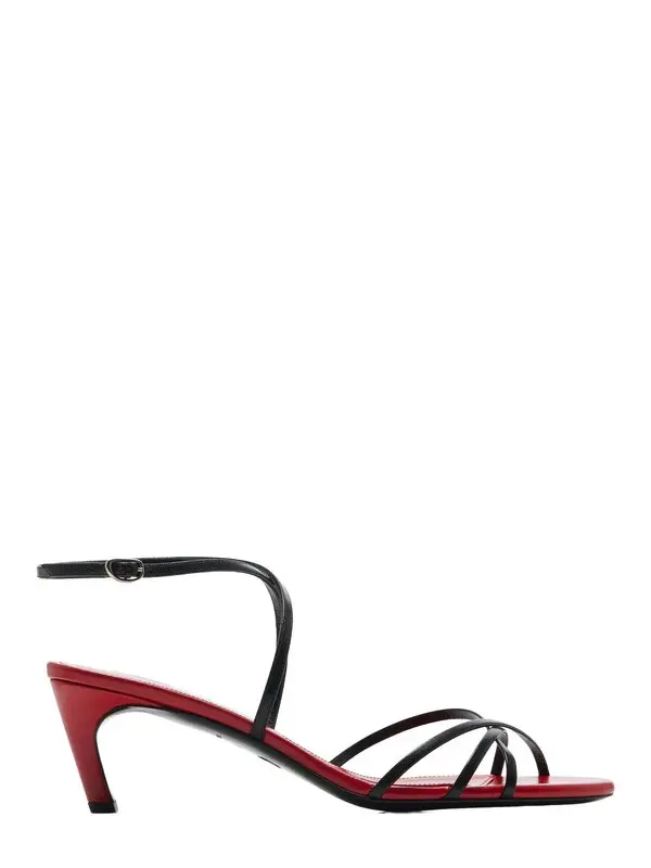 Proenza Schouler Uma Leather Sandals - Red