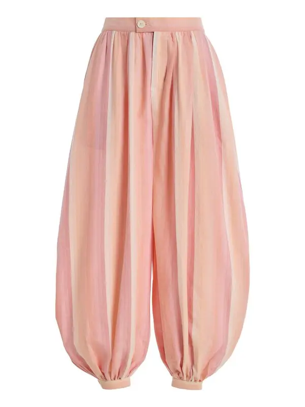 MARRAKSHI LIFE Harem Cotton Pants - Pink