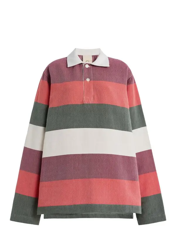 MARRAKSHI LIFE Cotton Rugby Shirt - Multi
